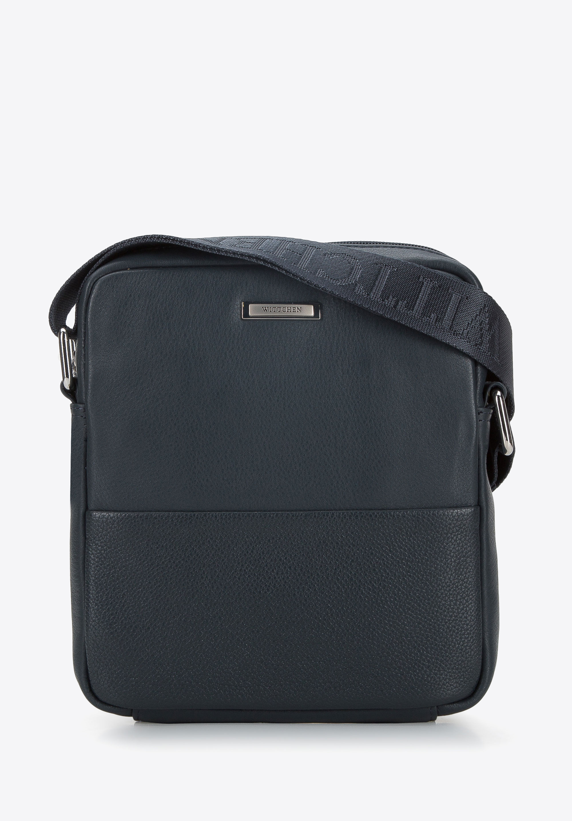 Geantă clasică mică, de tip poștaș din piele pentru bărbați | 94-4U-802 ...