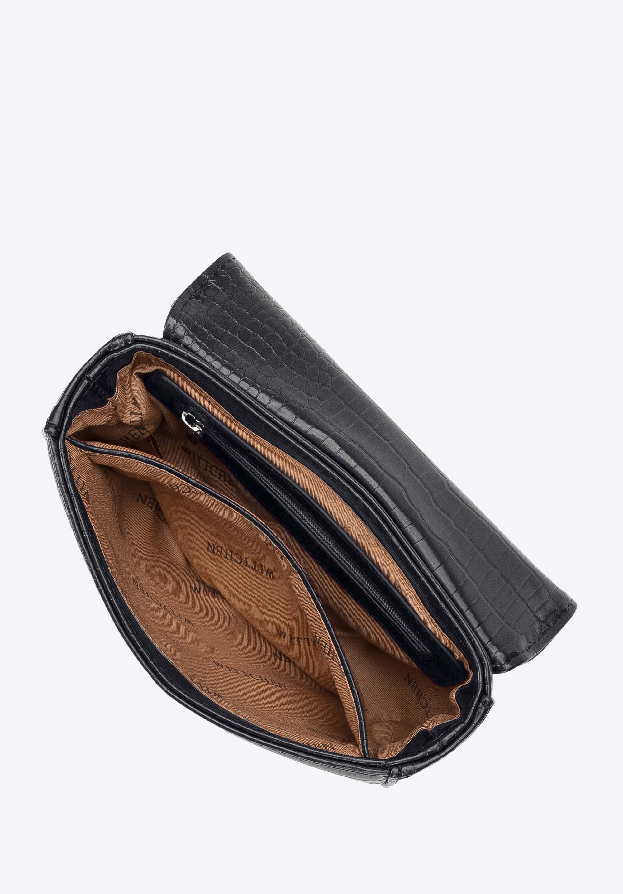 Női bőr övtáska krokodilbőr textúrájú | WITTCHEN