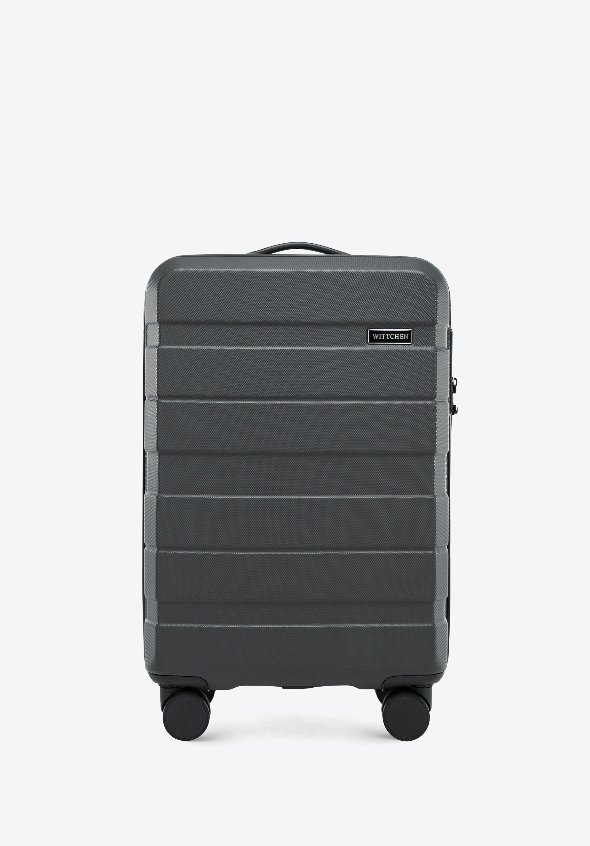 Kabinový kufr z ABS-u s vodorovnými pruhy | 56-3A-101 | Dobré Ceny ...