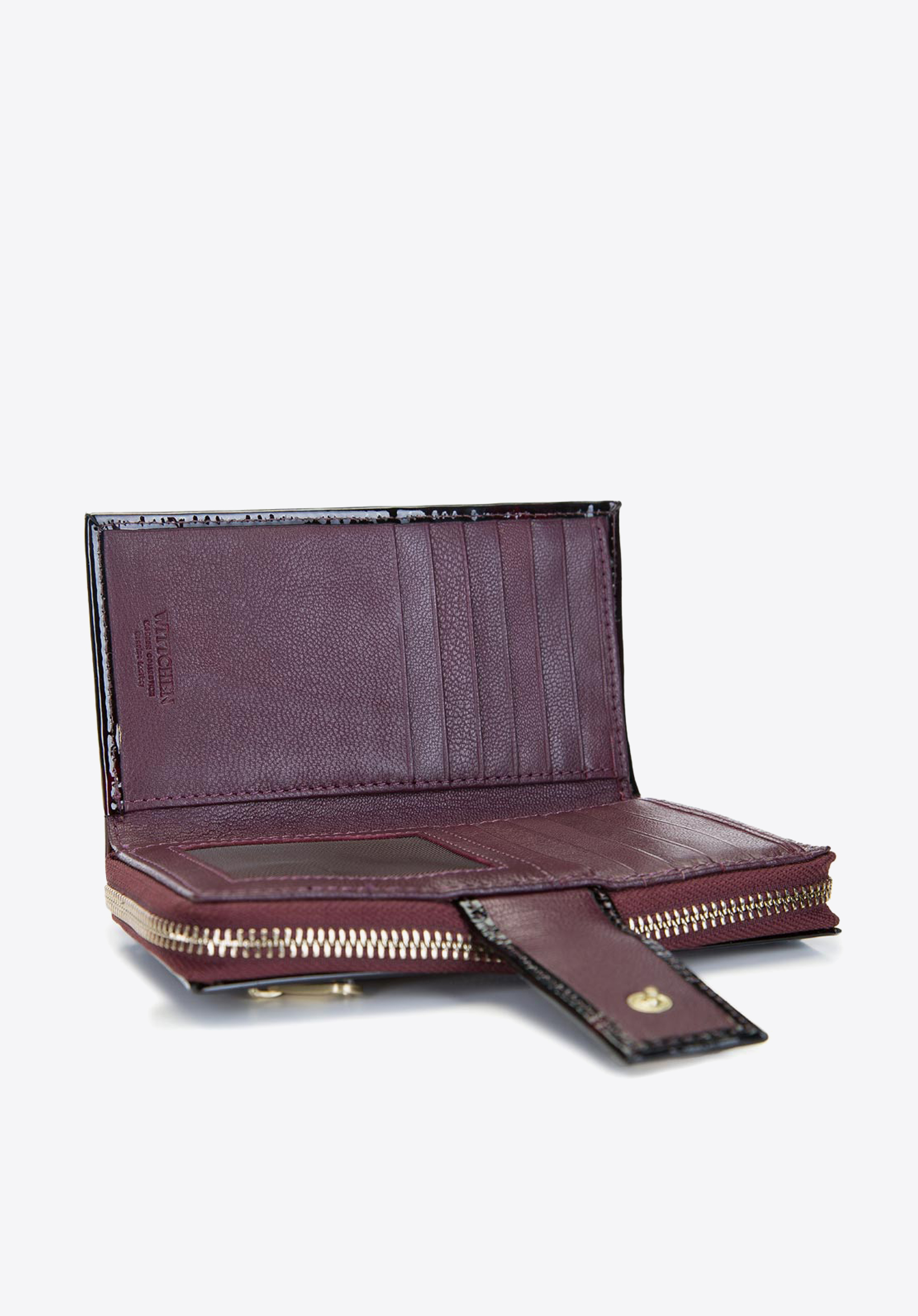 Large tortoise shell patent leather wallet | 26-1-419 | Good Prices ...