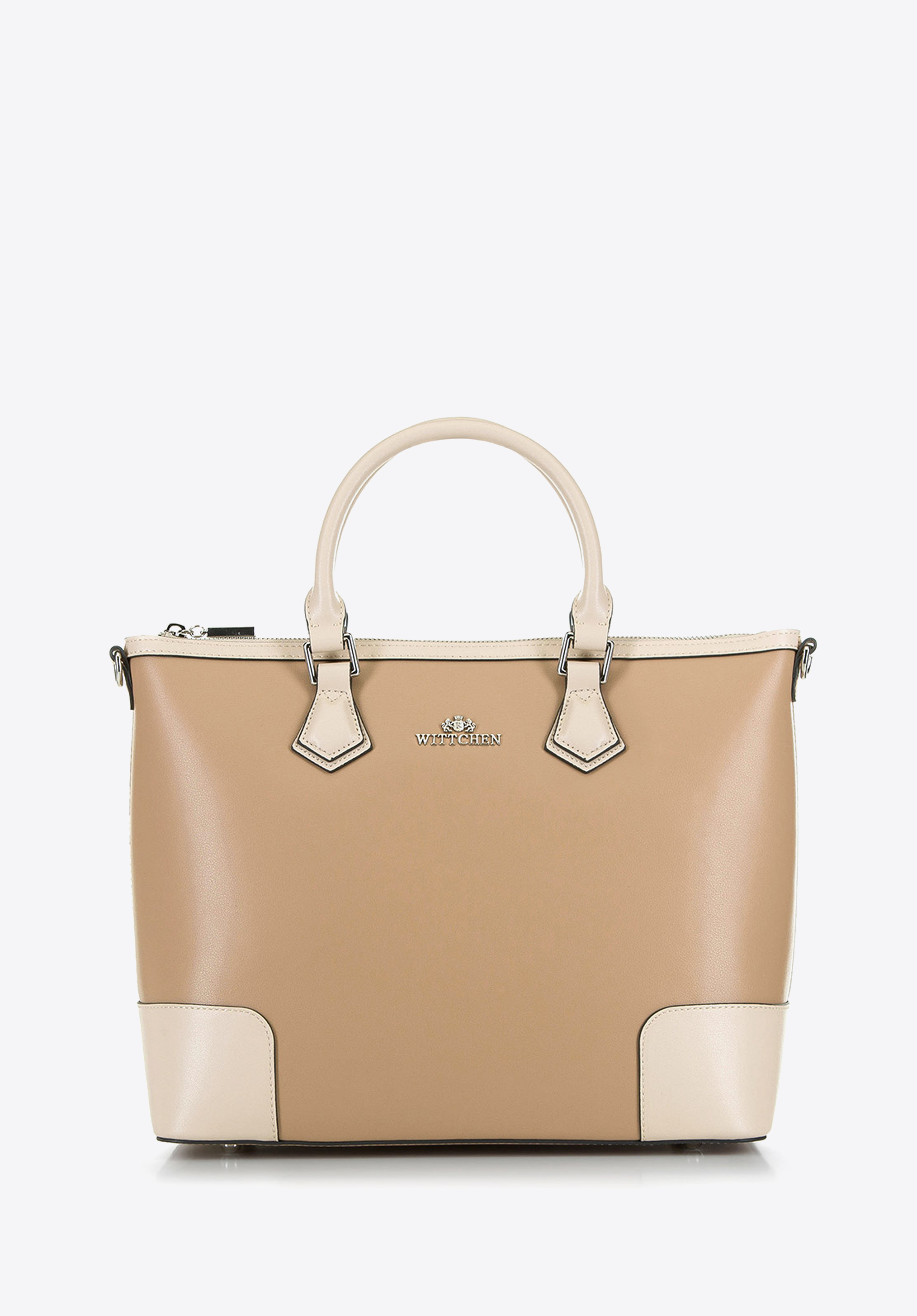 Classic tote bag made from grain leather | WITTCHEN | 90-4E-610