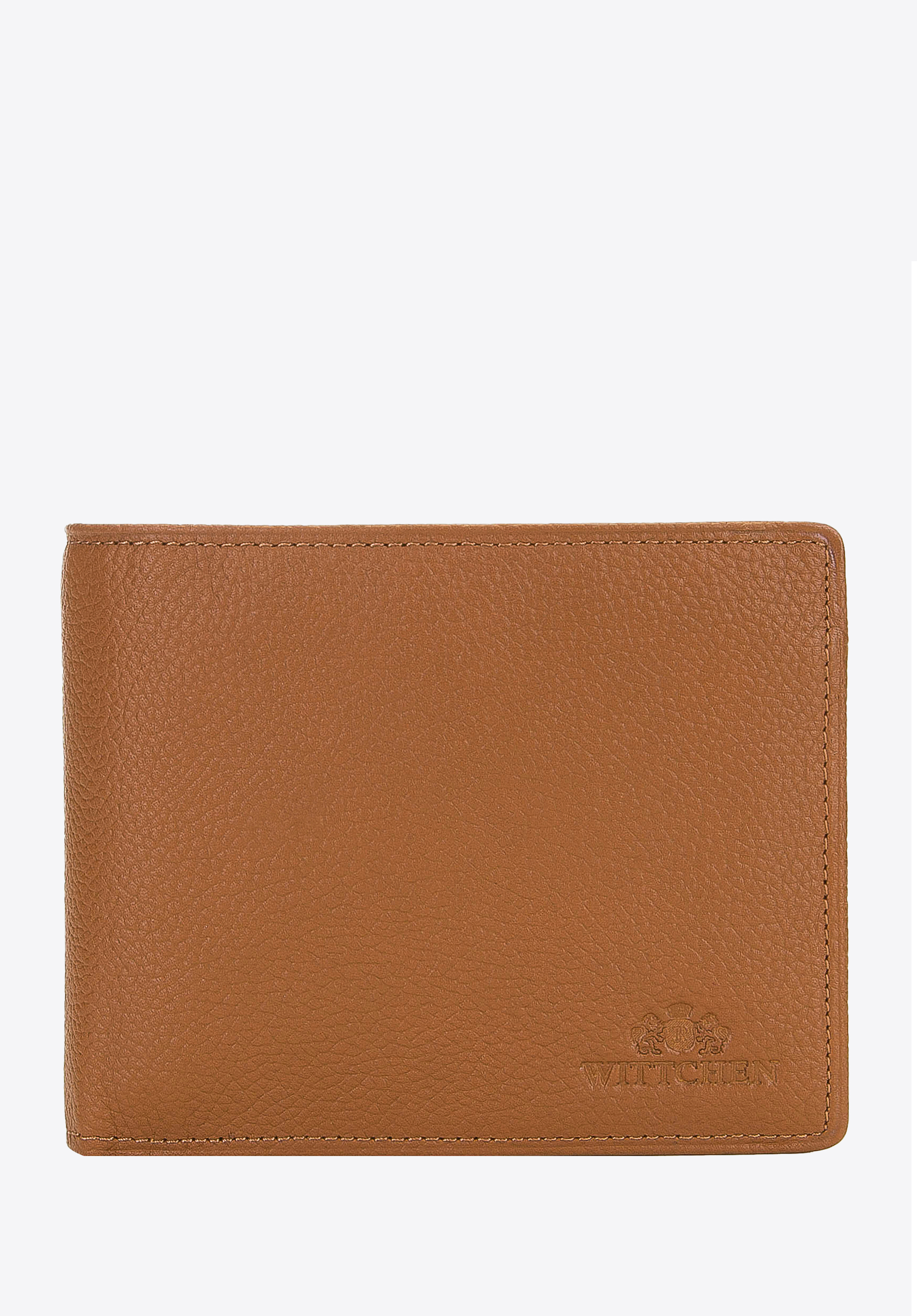 Medium-sized wallet made from natural leather brown | WITTCHEN