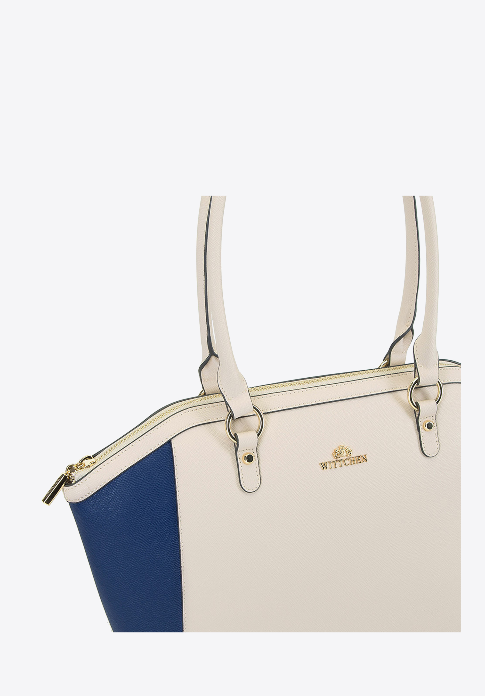 Large tote bag made from grain leather | WITTCHEN | 90-4E-604